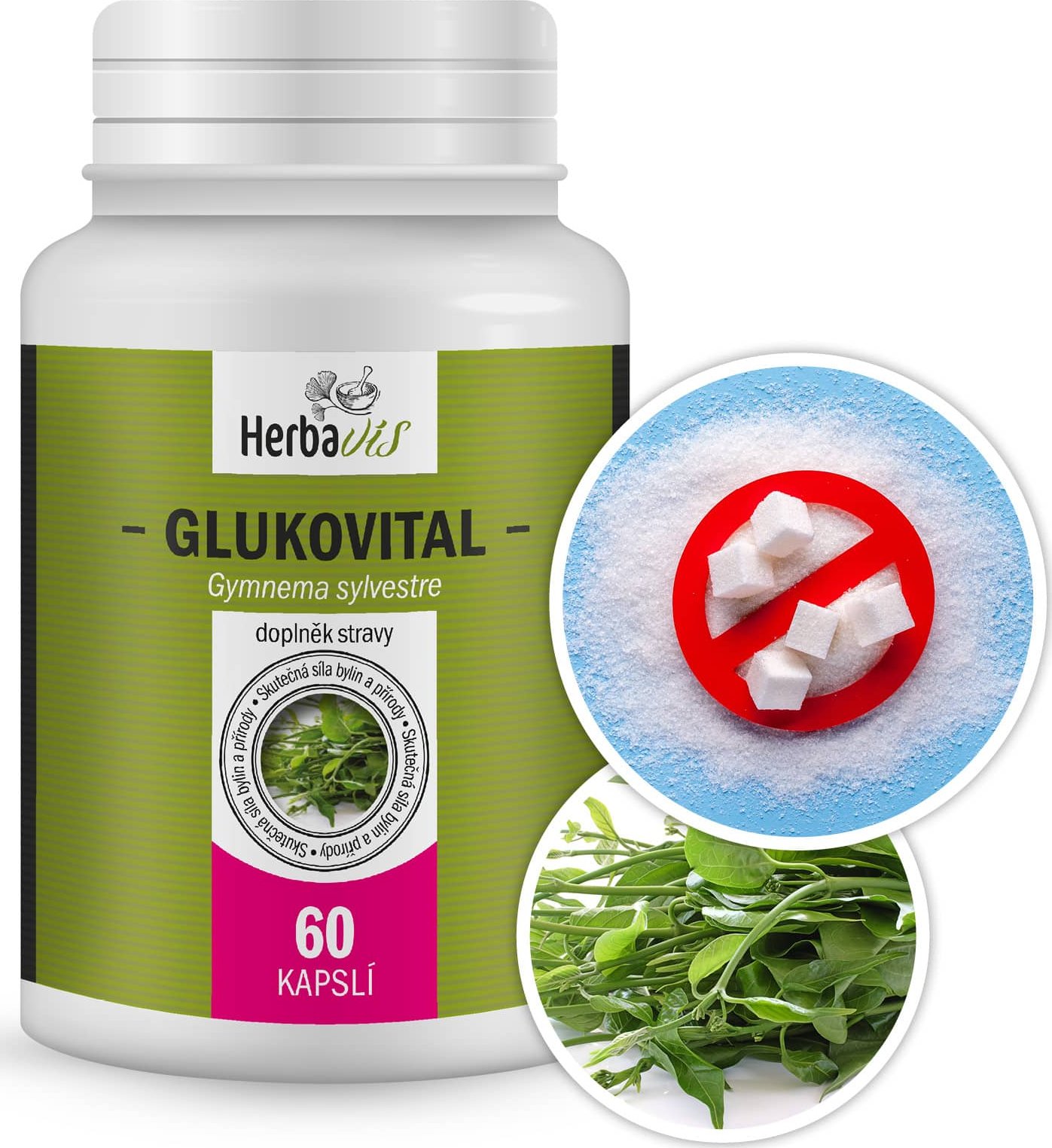 Herbavis GlukoVital Gurmár 60 cps. - Zbozi.cz