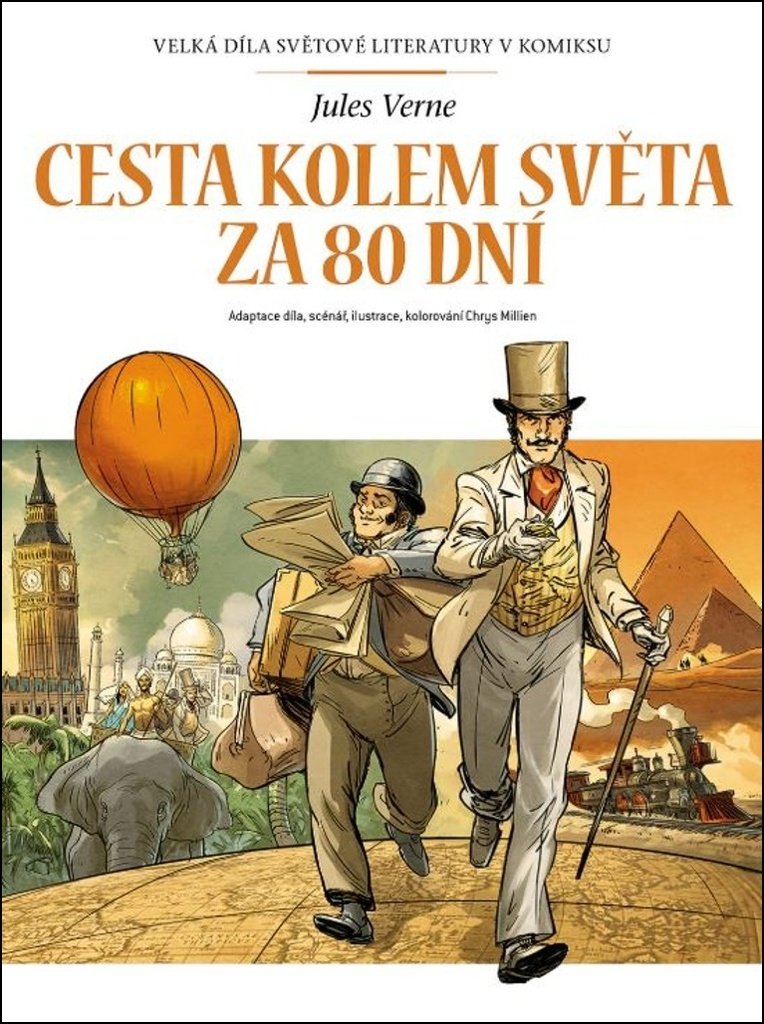 Cesta kolem světa za 80 dní - Jules Verne (2025, pevná) od 215 Kč - Zbozi.cz