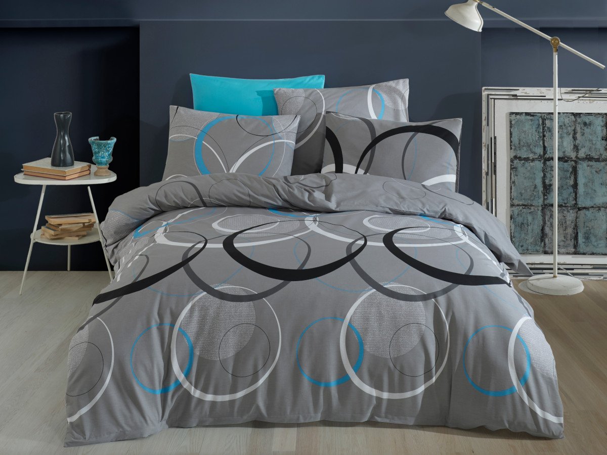 Brotex Exclusive Toronto Bluegrey 140 x 200, 70 x 90 cm zipový uzávěr ...