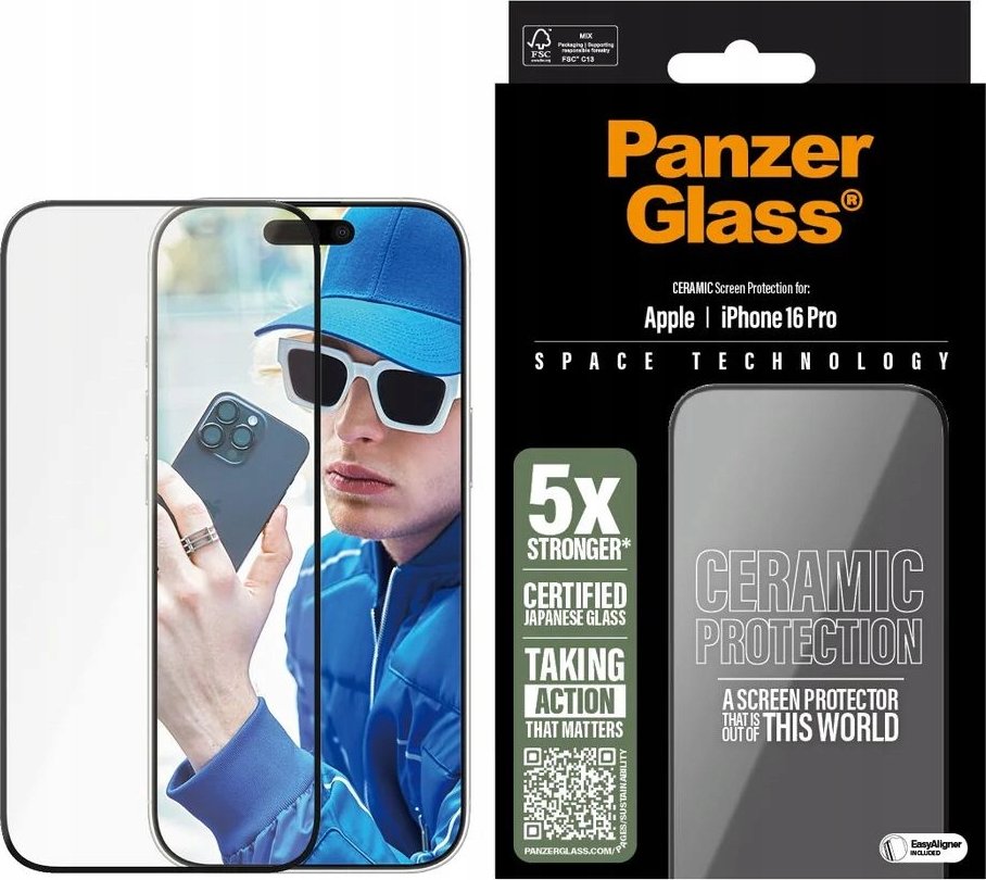 PanzerGlass Ceramic Screen ochranné sklo pro Apple iPhone 16 Pro od 634 ...