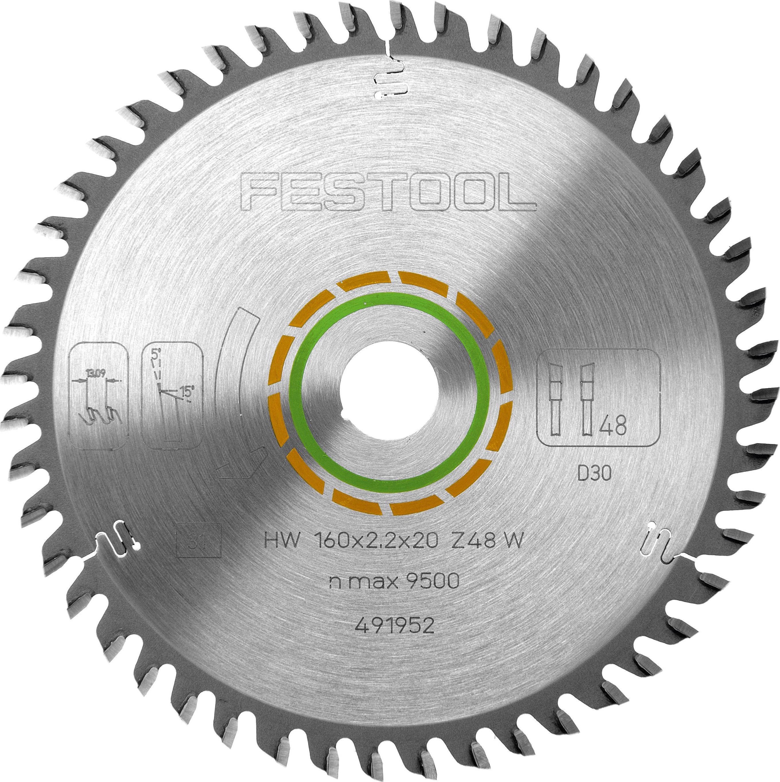 Festool Wood Fine Cut 491952 160 x 20 x 2,2 mm 48 zubů od 1 289 Kč ...