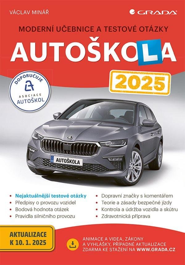 Recenze Autoškola 2025: Moderní učebnice a testové otázky - Václav ...