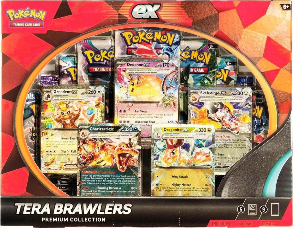 Pokémon TCG Tera Brawlers Premium Collection - Zbozi.cz