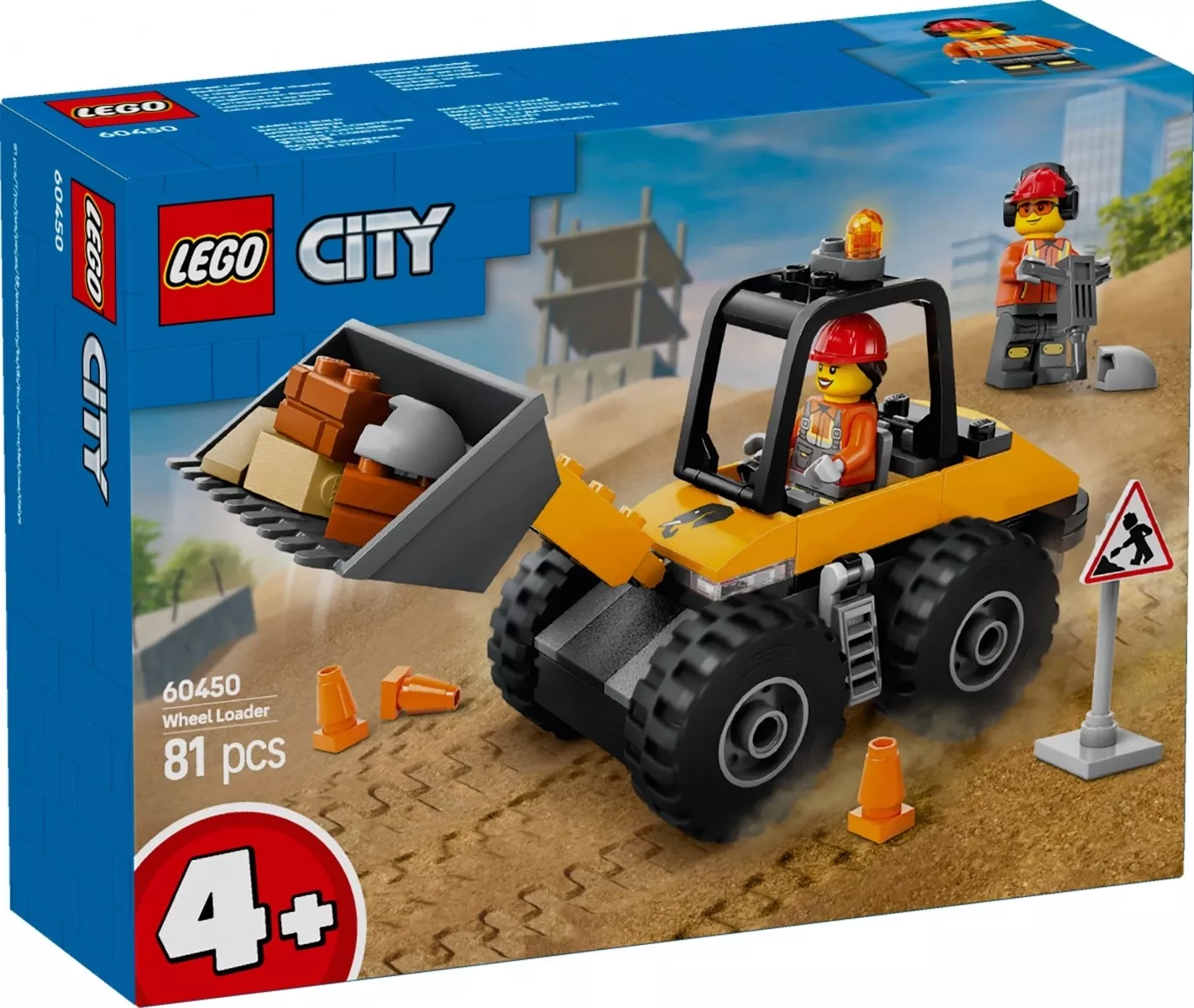 LEGO City 60450 Nakladač kolový žlutý - Zbozi.cz