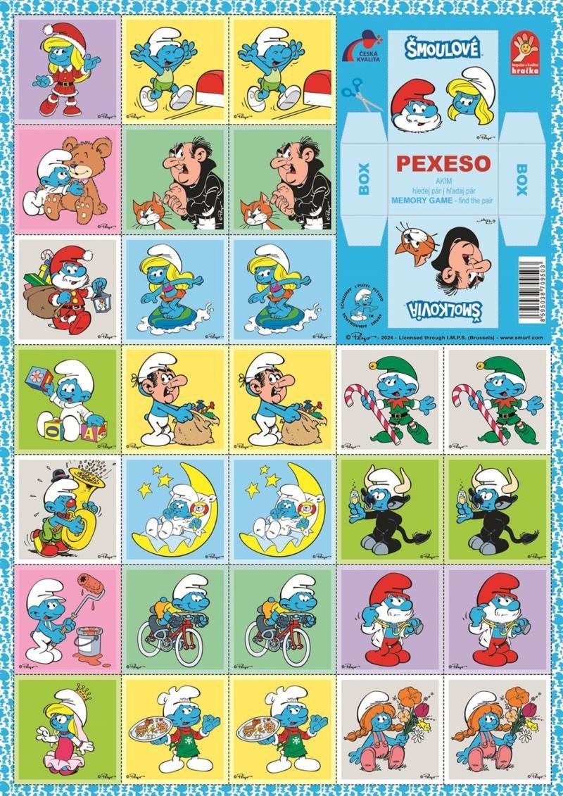 Akim Pexeso Šmoulové od 24 Kč - Zbozi.cz