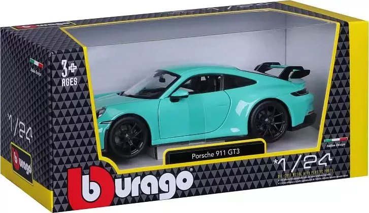 Bburago BB18-21104G Porsche 911 GT3 1:24 Mint Green od 430 Kč - Zbozi.cz