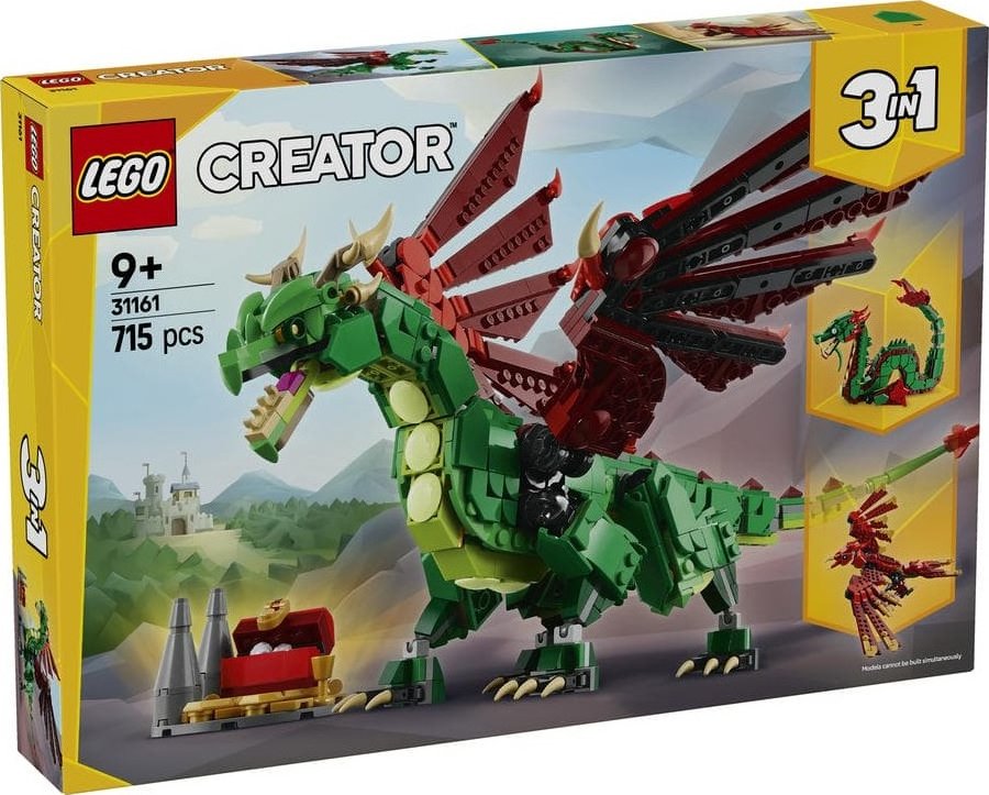 LEGO Creator 3v1 31161 Středověký drak od 1 069 Kč - Zbozi.cz