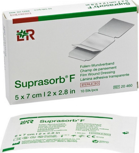Lohmann & Rauscher Suprasorb F 5 x 7 cm 10 ks od 105 Kč - Zbozi.cz
