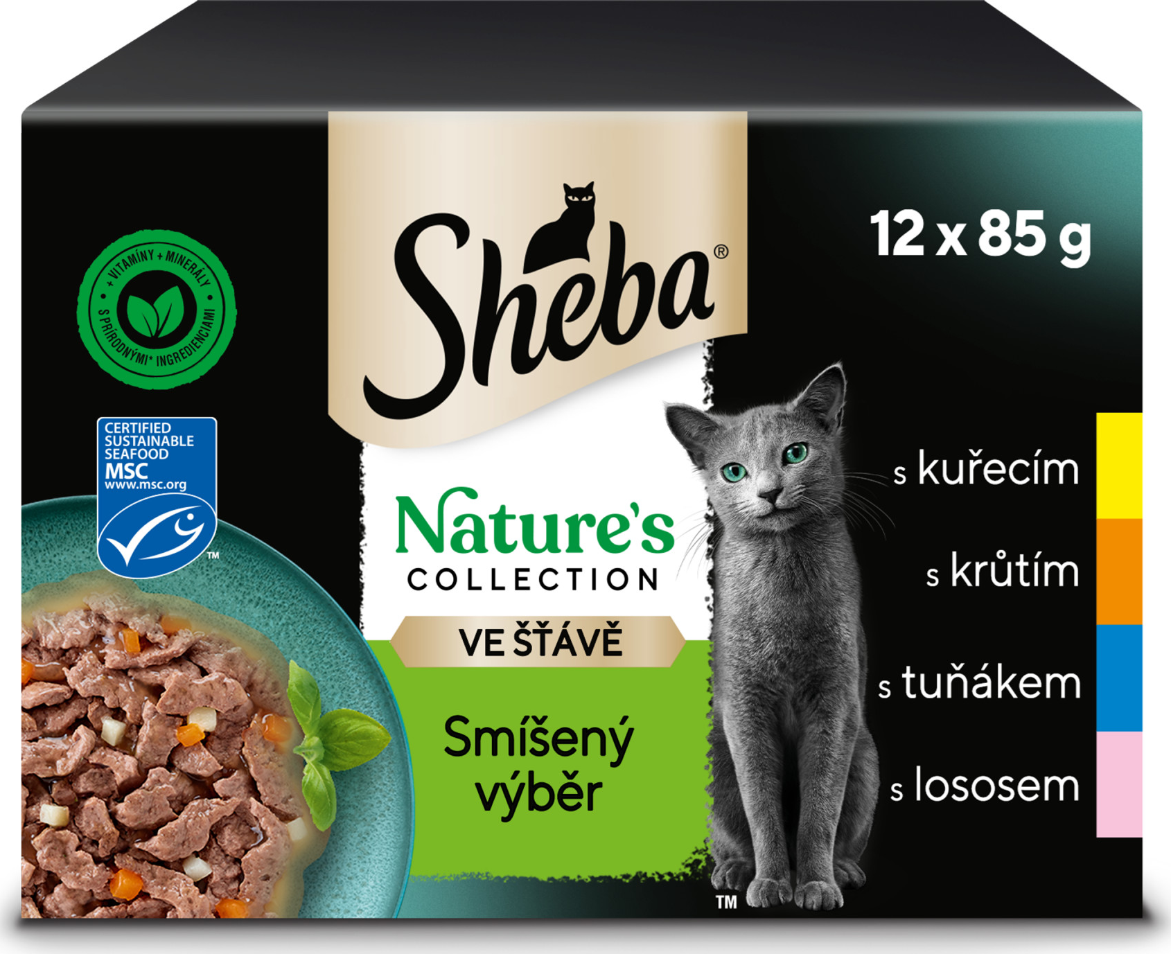 Sheba Nature´s Collection smíšený výběr ve šťávě 12x 85 g od 149 Kč - Zbozi.cz