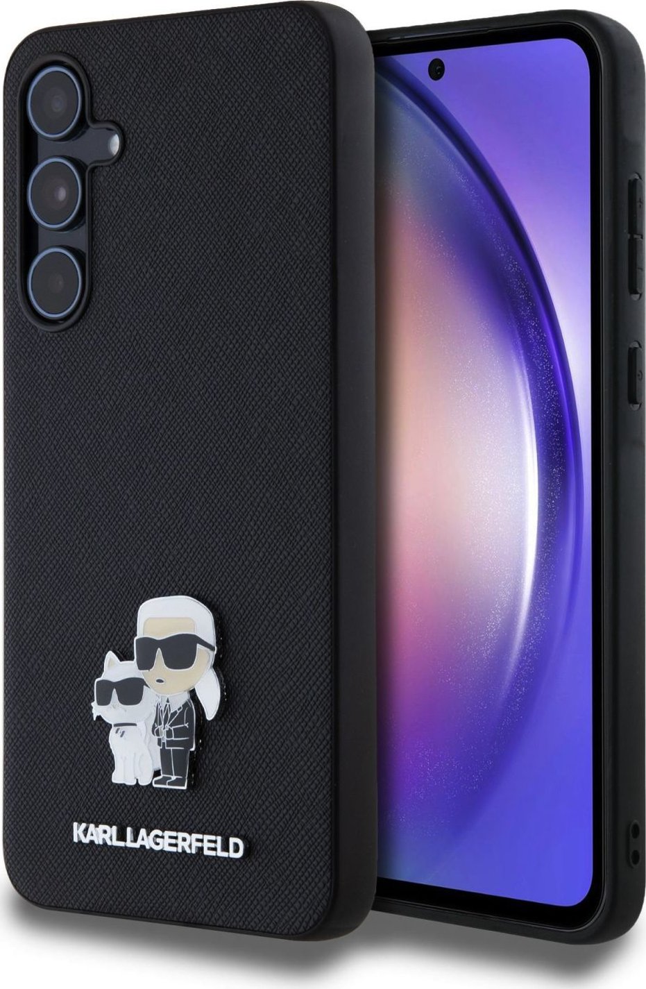 Karl Lagerfeld PU Saffiano Metal Karl and Choupette pro Samsung Galaxy ...