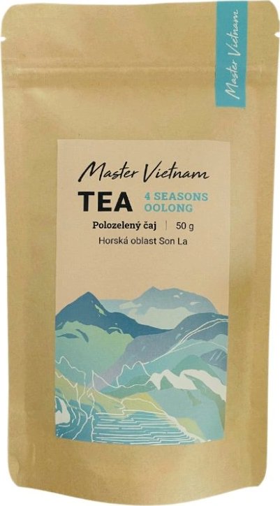 Master Vietnam 4 Season Oolong polozelený čaj 50 g - Zbozi.cz