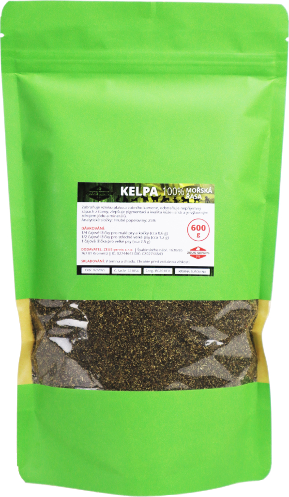 Zeus Kelpa 100% mořská řasa 600 g od 275 Kč - Zbozi.cz