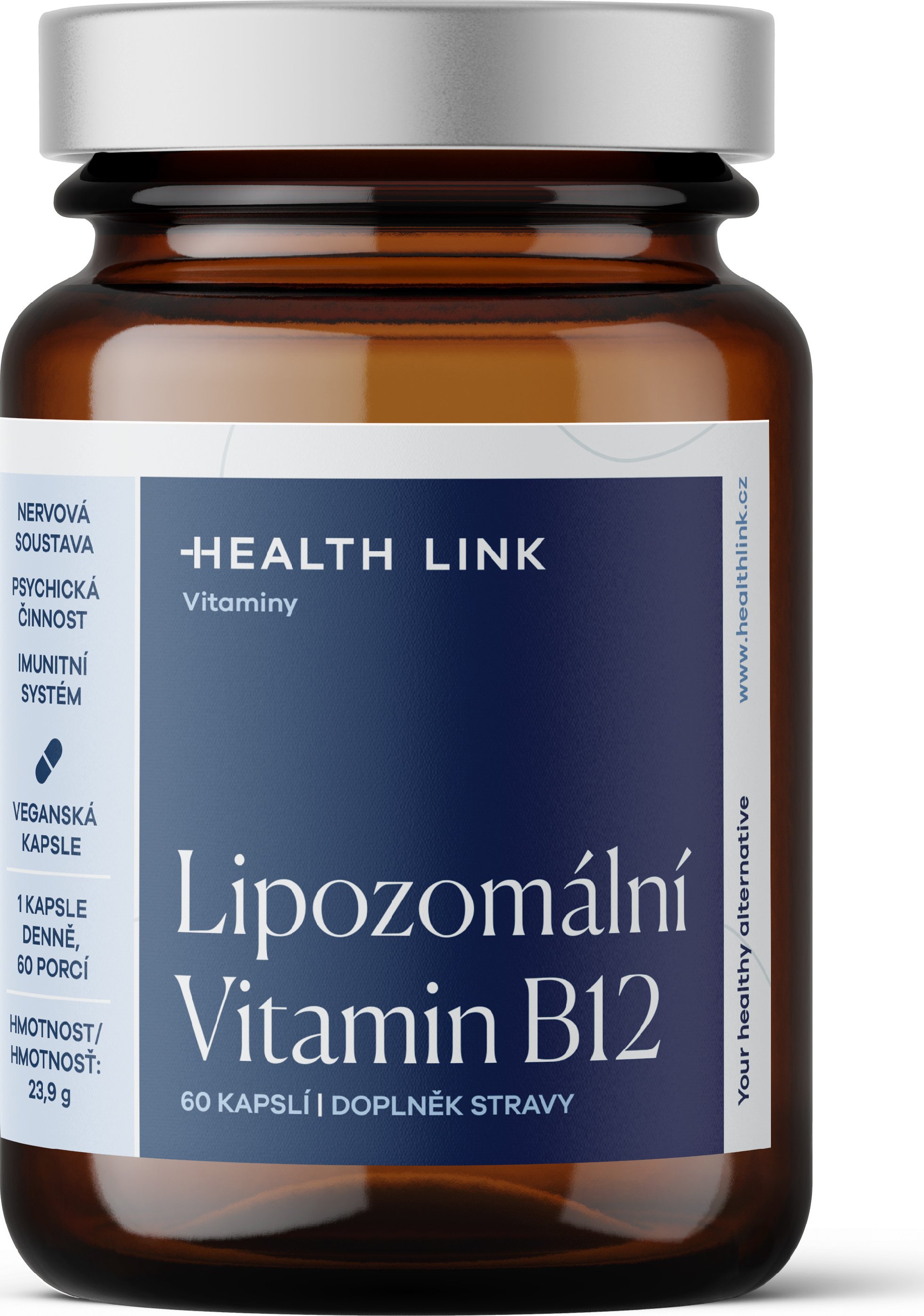 Health Link Lipozomální vitamín B12 60 cps. od 314 Kč - Zbozi.cz
