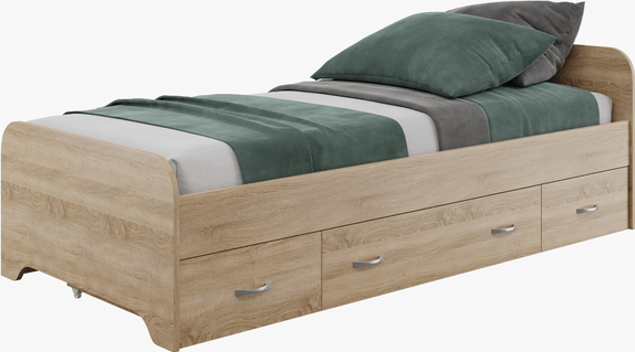 Postel Tereza 90 x 200 cm, dub sonoma od 4 999 Kč - Zbozi.cz