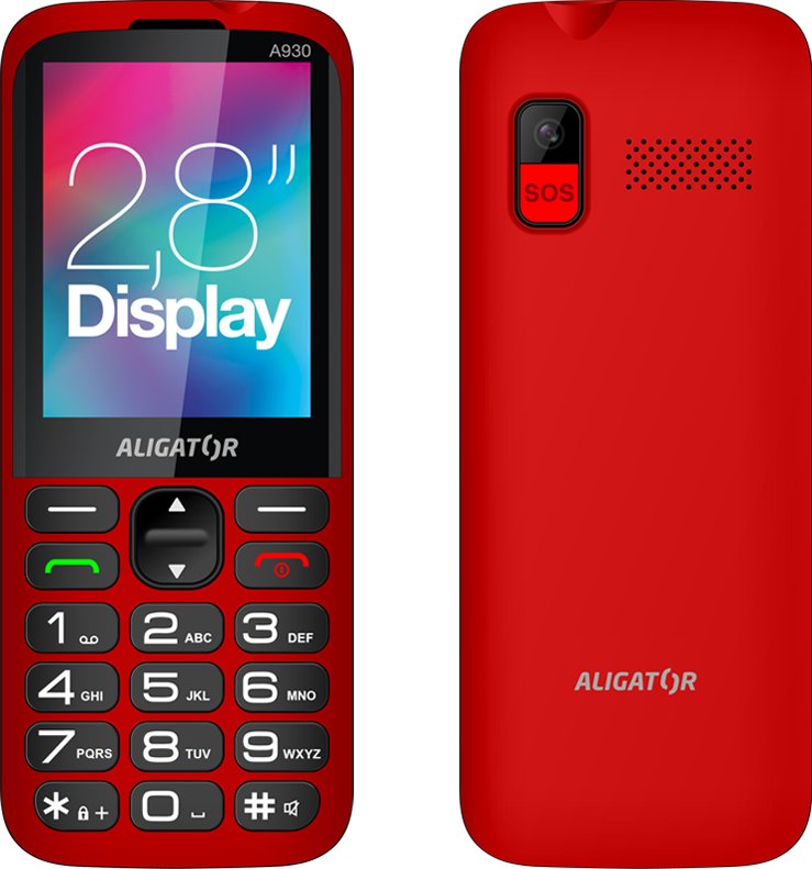 ALIGATOR A930 4G GPS Senior od 1 599 Kč - Zbozi.cz