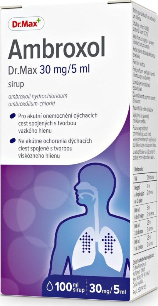 Dr. Max Ambroxol 30 mg 100 ml od 119 Kč - Zbozi.cz
