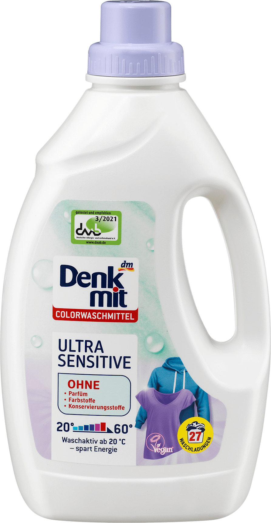 Denkmit Ultra Sensitive prací gel na barevné prádlo 1,5 l - Zbozi.cz