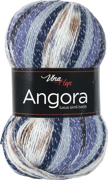 Vlna-Hep Angora Luxus Simli Batik 5729 od 65 Kč - Zbozi.cz