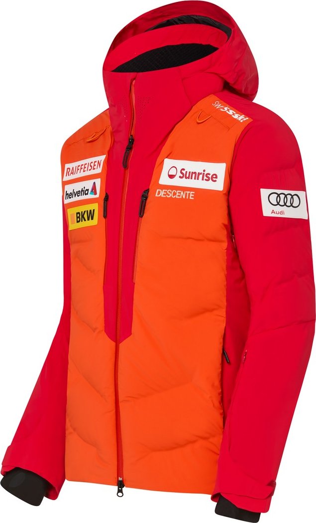 Descente Replica Swiss Down Hybrid Jacket Mandarib Orange 46 - Zbozi.cz