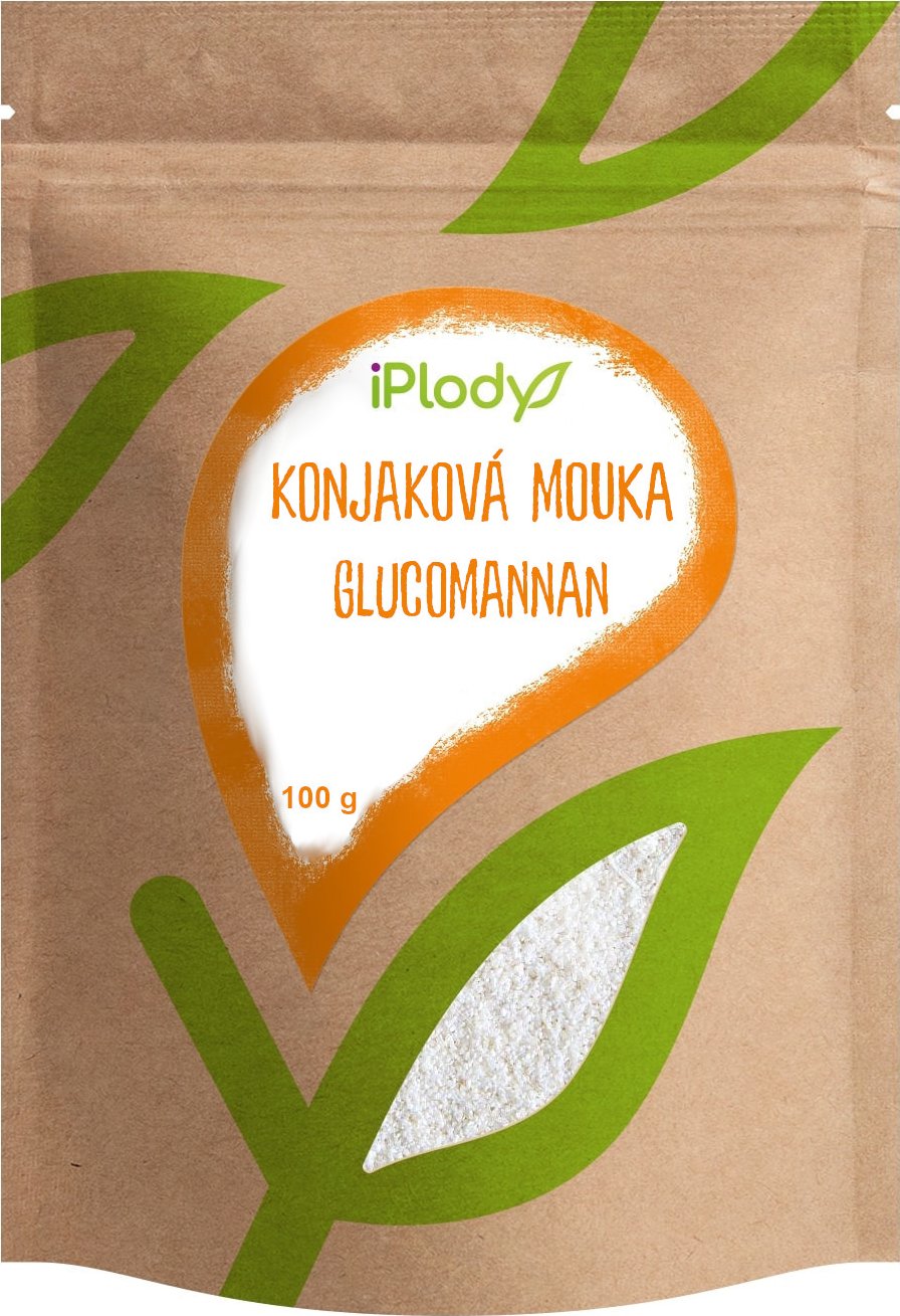 iPlody Konjaková mouka Glucomannan 100 g - Zbozi.cz