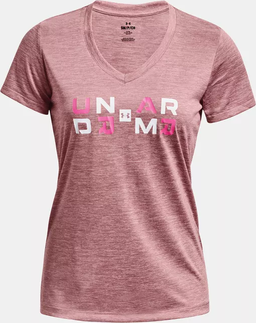 Under Armour Tech Twist Graphic SSV 1377204-697 Pink Elixir/Pink Edge ...