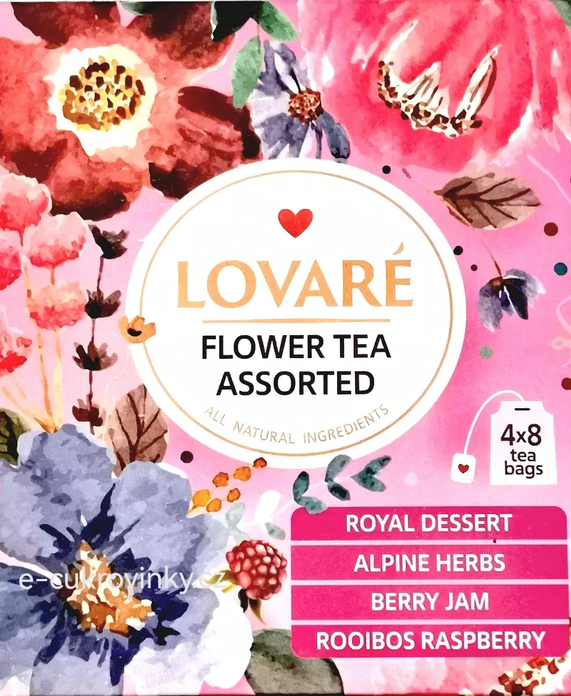 Lovaré Flower Tea Assorted 32x 1,5 g od 82 Kč - Zbozi.cz