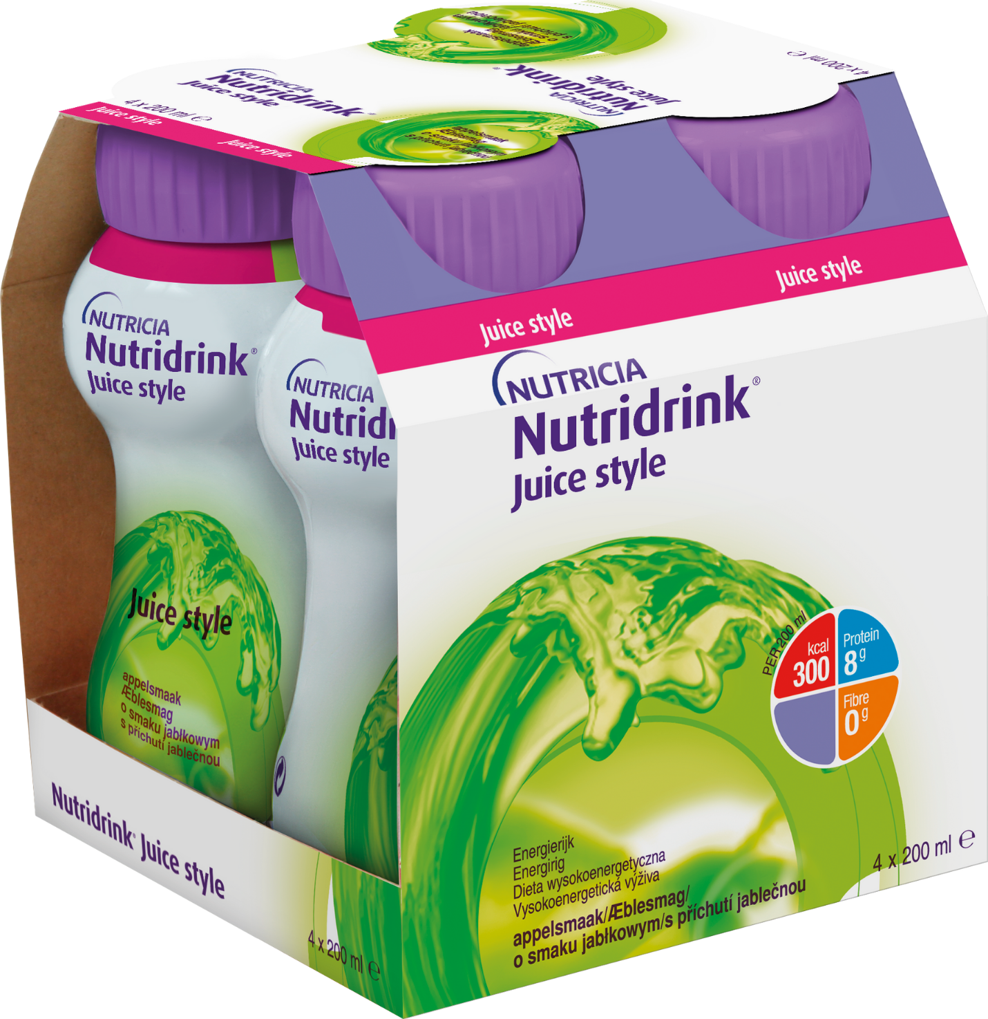 Nutricia Nutridrink Juice Style 4x 200 ml jablko od 198 Kč - Zbozi.cz