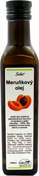 Recenze Solio Olej meruňkový 250 ml - Zbozi.cz