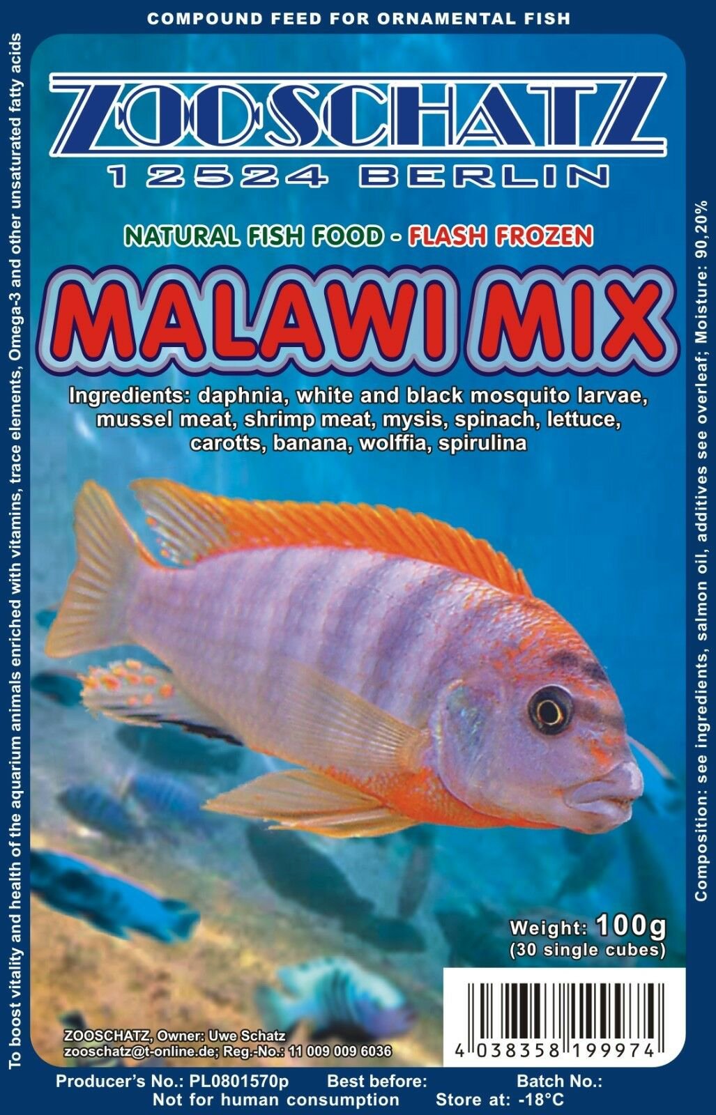Malawi Mix mražené krmivo od 37 Kč - Zbozi.cz