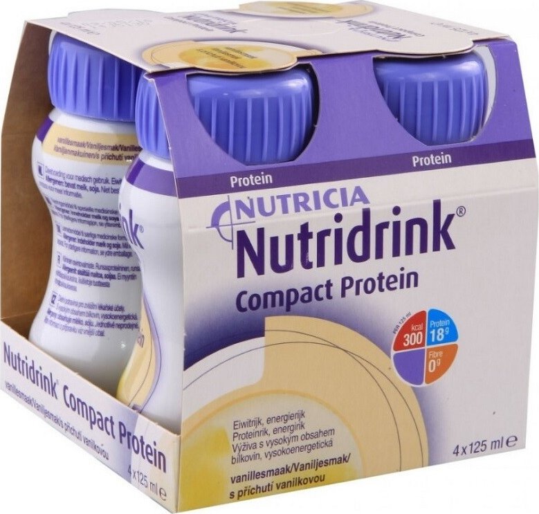 Nutricia Nutridrink Compact Protein 4x 125 ml vanilka od 163 Kč - Zbozi.cz