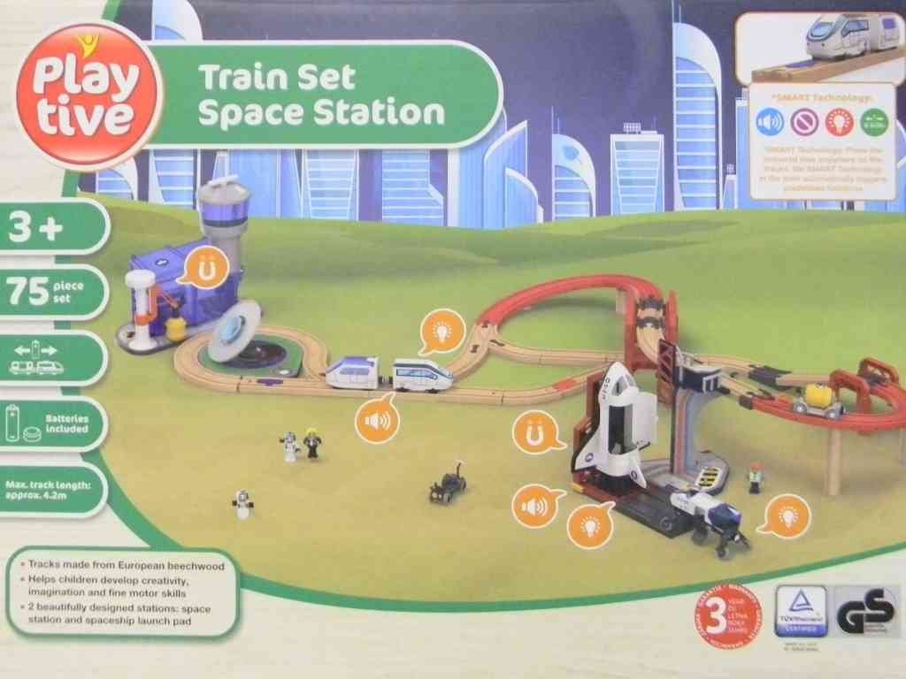 Playtive Train Set Space Station 75 ks - Zbozi.cz