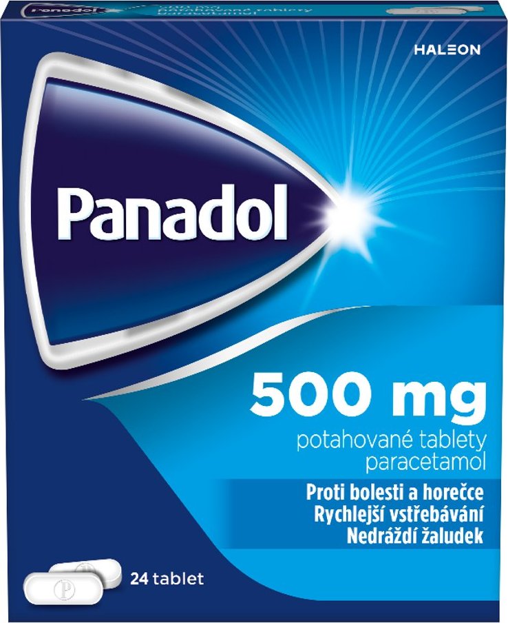 Haleon Panadol 500 mg, 24 tbl. od 45 Kč - Zbozi.cz