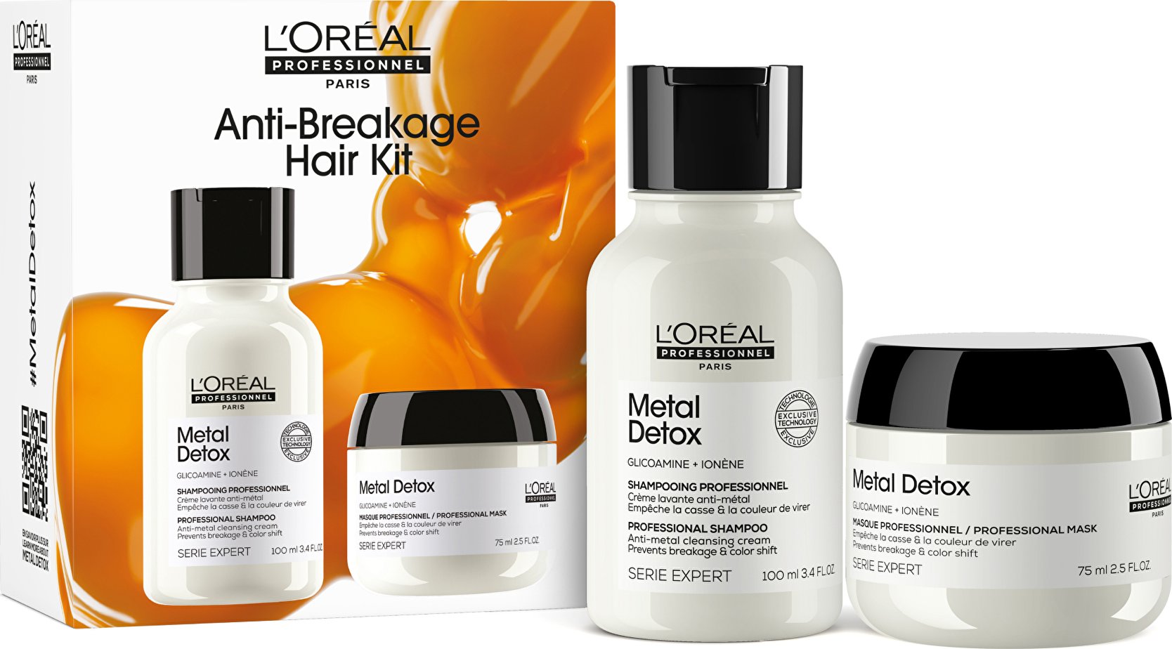 L'Oréal Professionnel Anti-Breakage Hair Metal Detox Mini Duo Kit od 432 Kč - Zbozi.cz