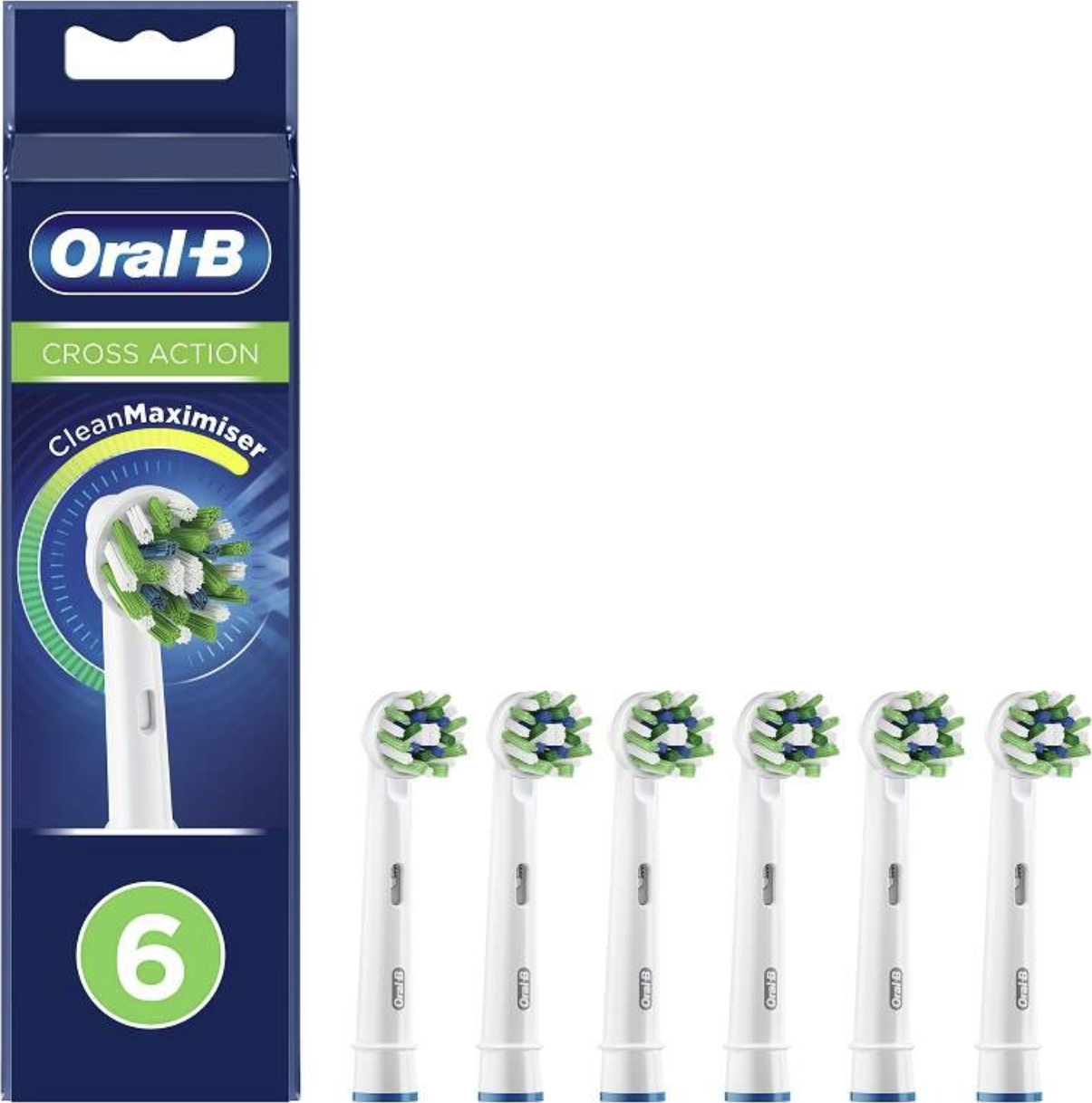 Oral-B CrossAction CleanMaximiser bílé, 6 ks od 688 Kč - Zbozi.cz