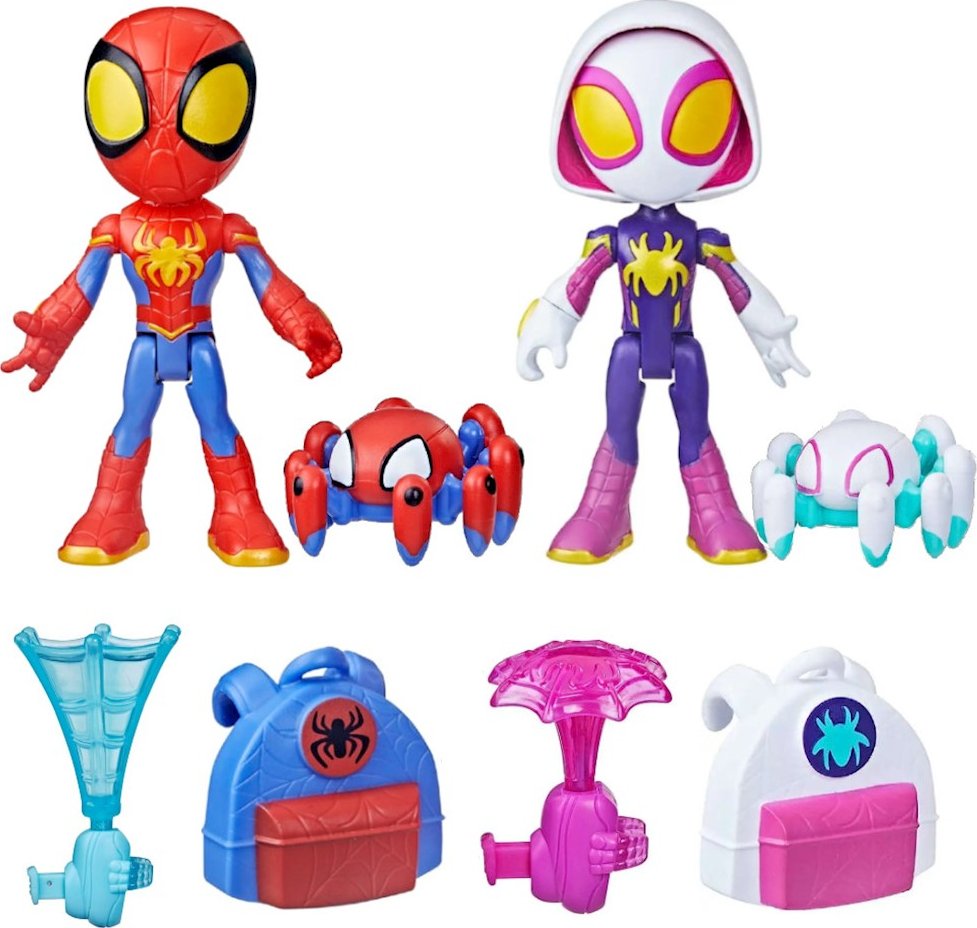 Hasbro Spidey a jeho úžasní přátelé 10 cm sada figurek Spidey/Ghost ...