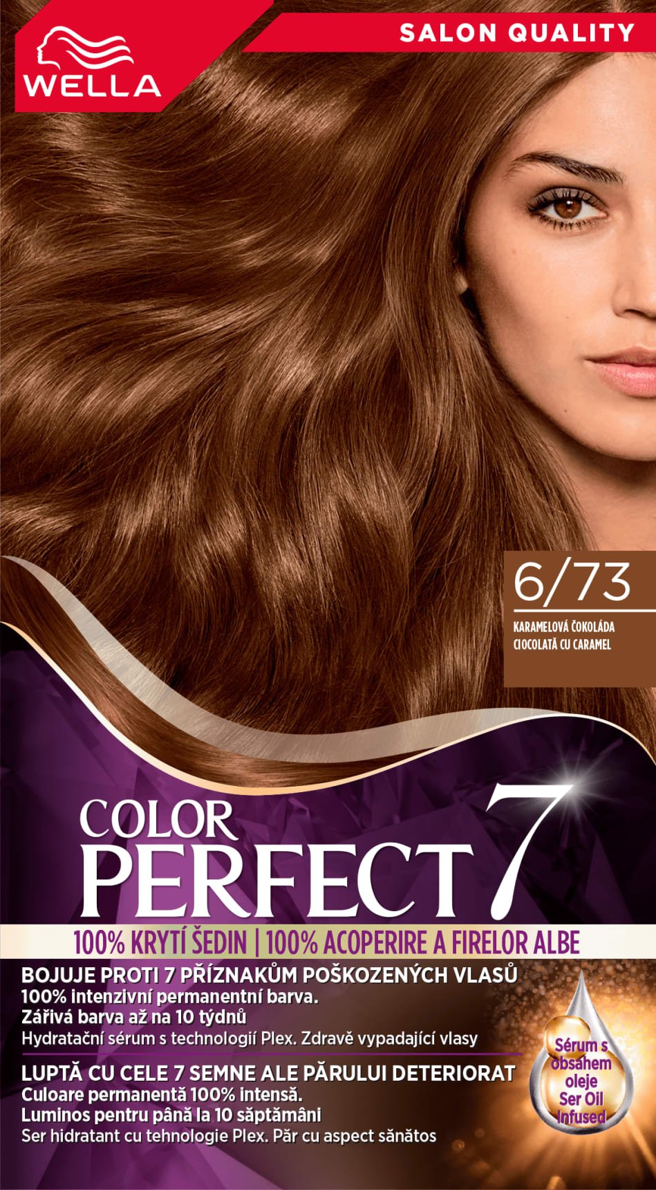 Wella Professionals Wella Color Perfect 110 ml, 6/73 karamelová ...