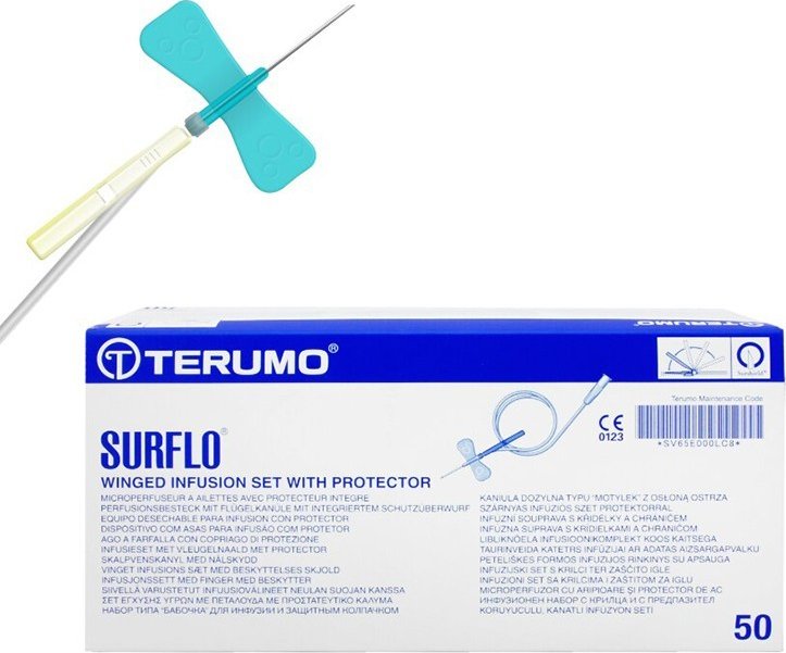 Terumo Infuzní set Surflo W 23G modrý 50 ks od 580 Kč - Zbozi.cz