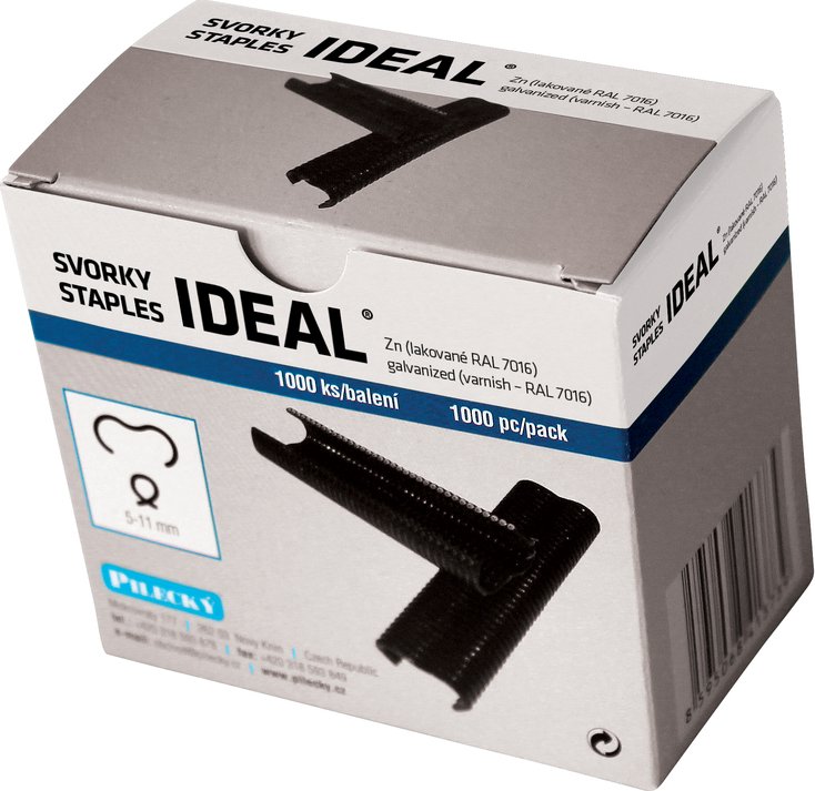 PILECKÝ Svorky Ideal Antracit 1000 ks od 286 Kč - Zbozi.cz