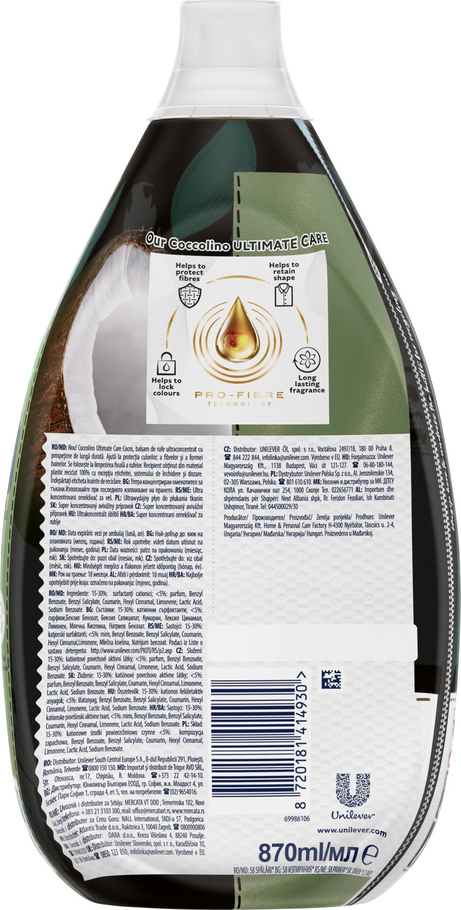 Coccolino Coco Fantasy 870 ml od 192 Kč - Zbozi.cz