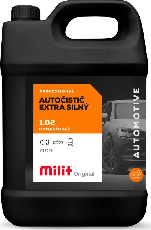 Milit Professional Autočistič extra silný 1.02 odmašťovač 5 l od 600 Kč ...
