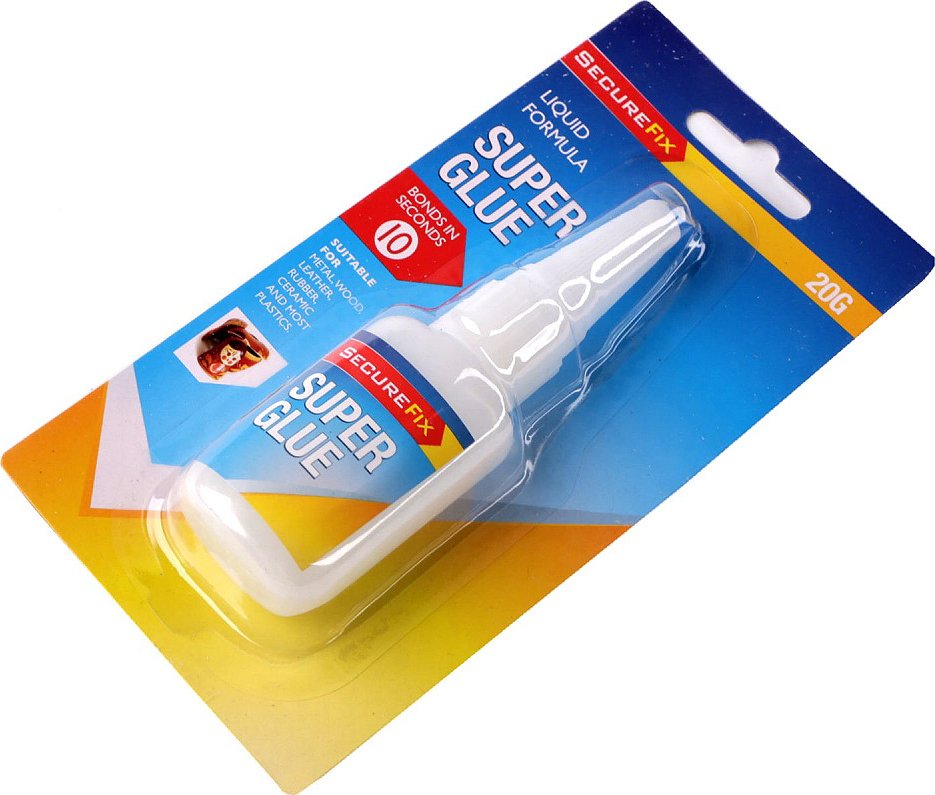 SecureFix Super Glue vteřinové lepidlo 20 g od 32 Kč - Zbozi.cz