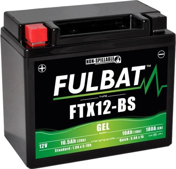 Fulbat FTX12-BS Gel 12V 10,5Ah 180A od 1 032 Kč - Zbozi.cz