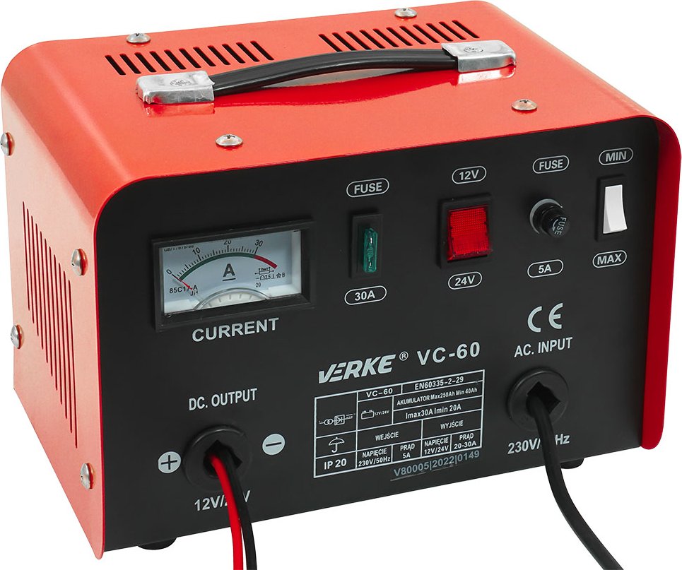 Verke VC-60 V80005 12/24V 250Ah 30A od 1 259 Kč - Zbozi.cz