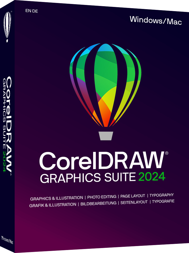 Corel CorelDRAW Graphics Suite 2024 Win/Mac Multi Language krabicová verze - Zbozi.cz