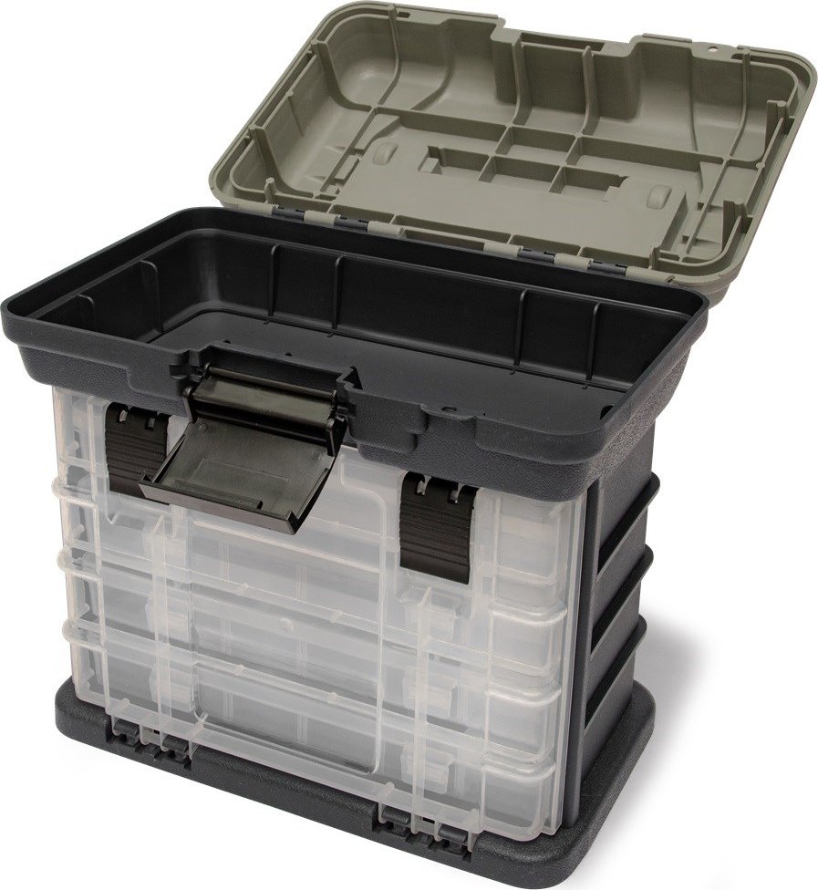 Zebco Trophy Tackle Box Station 28 cm x26 cm x 18 cm od 618 Kč - Zbozi.cz