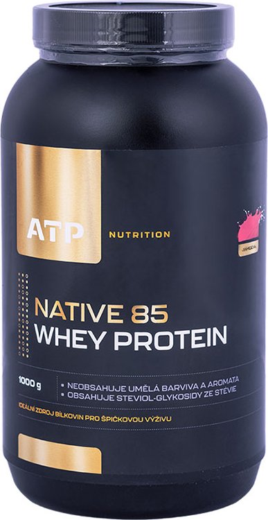 ATP Nutrition Native 85 Whey Protein 1000 g jahoda - Zbozi.cz