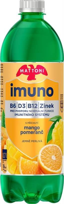 Mattoni Imuno jemně perlivá mango/pomeranč 0,7 l od 18 Kč - Zbozi.cz