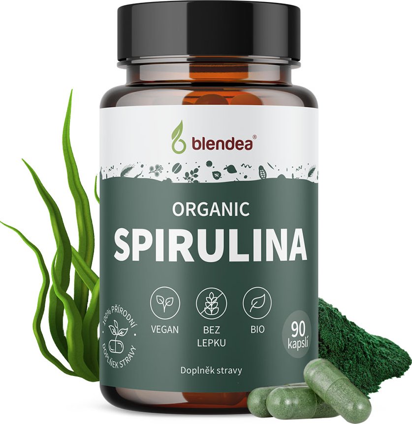 Blendea Spirulina BIO Organic rostlinné 90 cps. od 251 Kč - Zbozi.cz