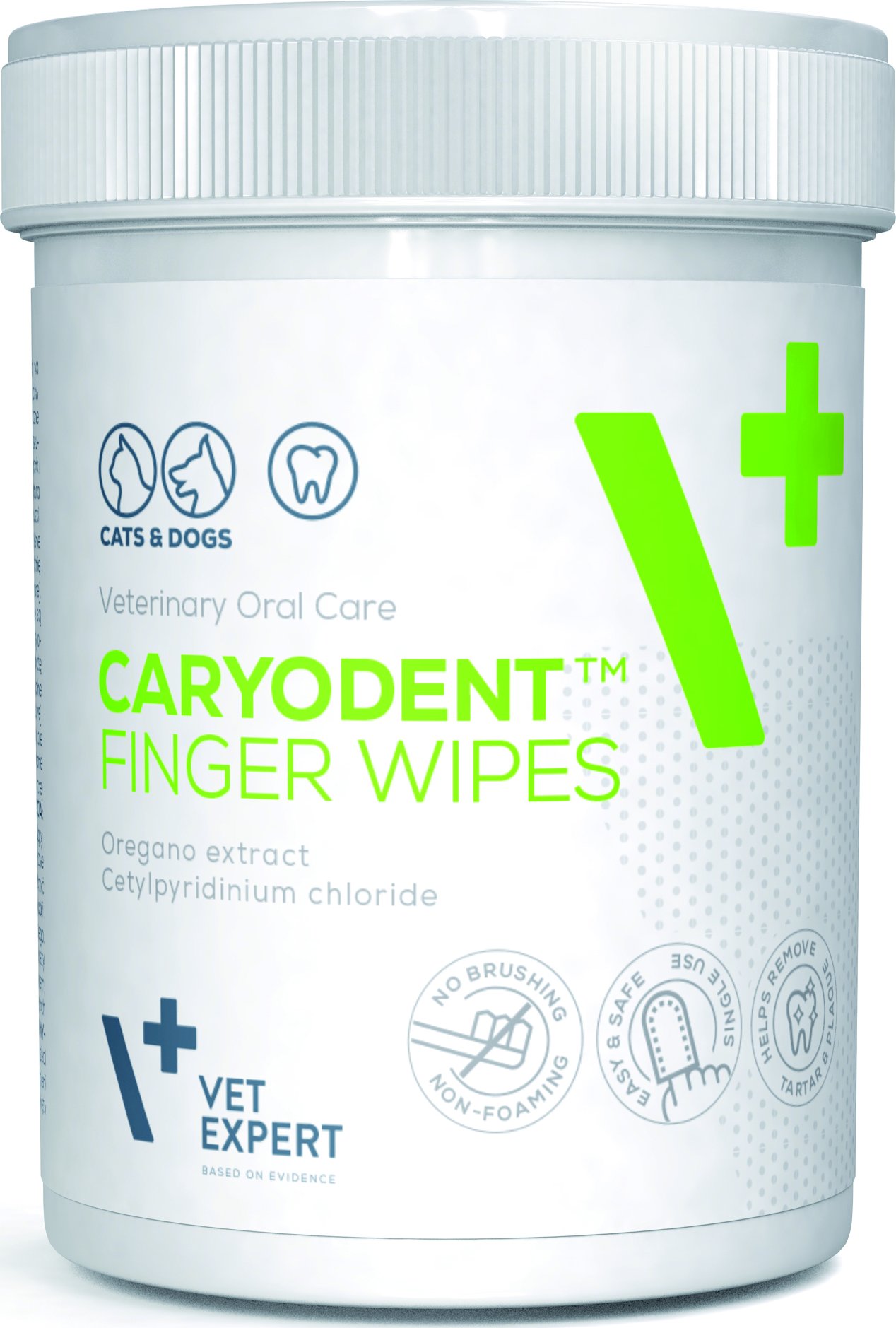 VetExpert Caryodent Finger Wipes ubrousky na čištění zubů pro psy a kočky 50 ks od 169 Kč - Zbozi.cz