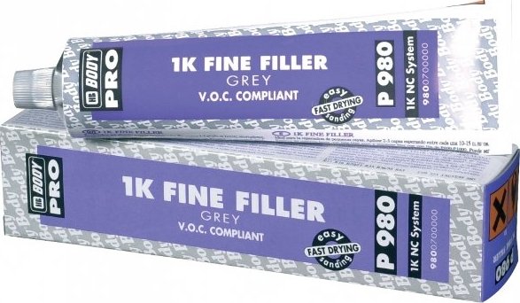HB Body PRO P980 1K Fine Filler šedý 150 g od 94 Kč - Zbozi.cz